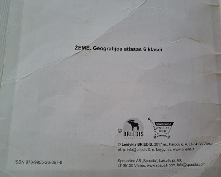 ŽEMĖ. Geografijos atlasas 6 klasei - Autorių Kolektyvas, knyga