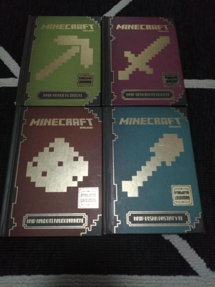 "Minecraft. Kaip pradėti žaisti" ,„Minecraft. Kaip viską pastatyti ...