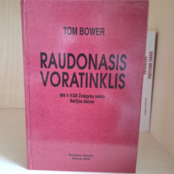 Raudonasis voratinklis - Tom Bower, knyga