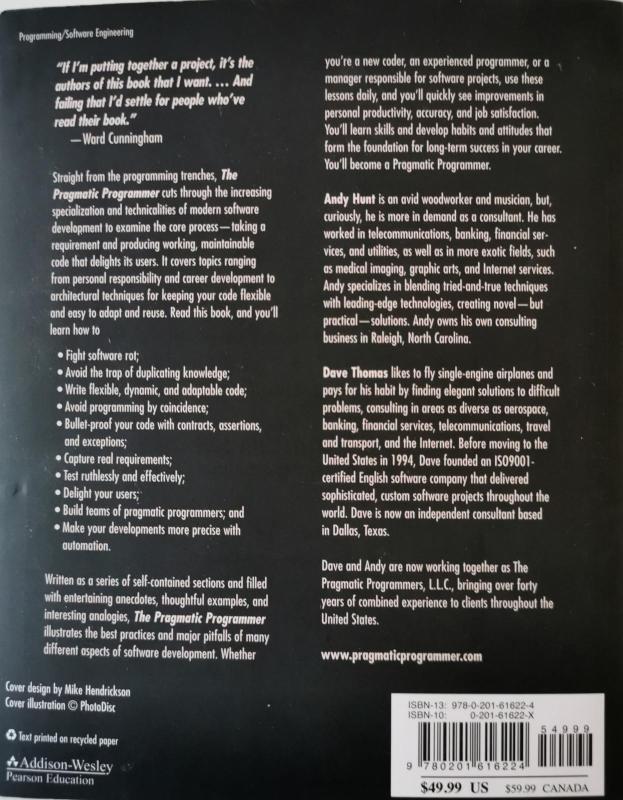 The Pragmatic Programmer - Autorių Kolektyvas, knyga