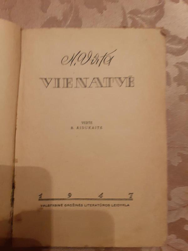 Vienatvė - N. Virta, knyga