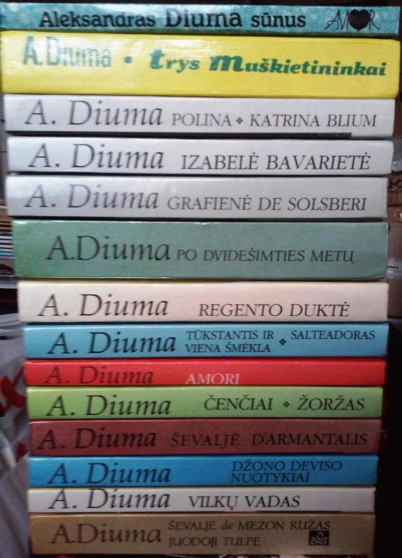 A.Diuma. Visi kūriniai. - Aleksandras Diuma, knyga