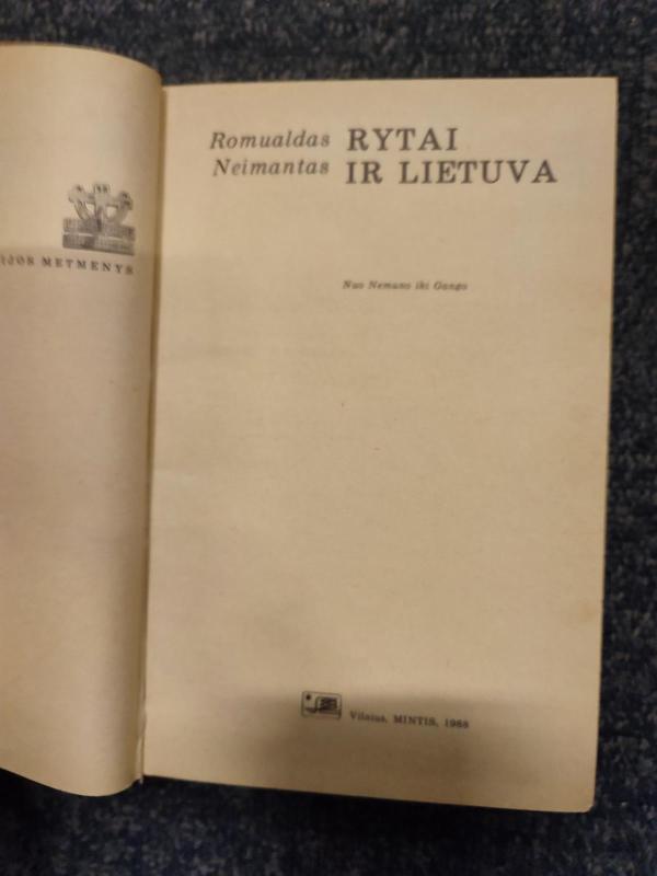 Rytai ir Lietuva - Romualdas Neimantas, knyga