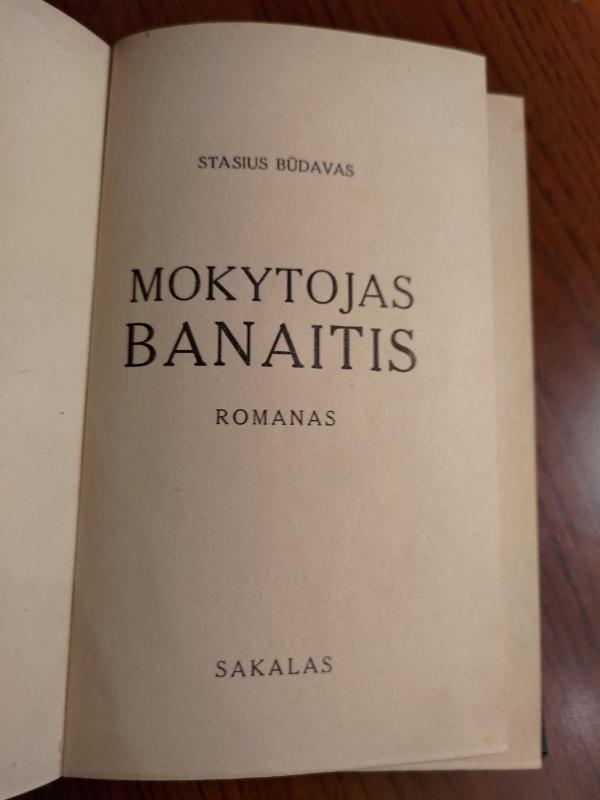 Būdavas Mokytojas Banaitis - Stasius Būdavas, knyga