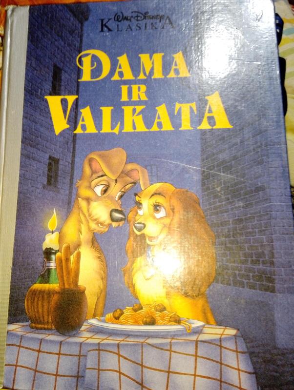 Dama ir valkata - Walt Disney, knyga
