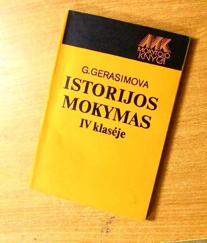 Istorijos mokymas IV klasėje - G. Gerasimovas, knyga