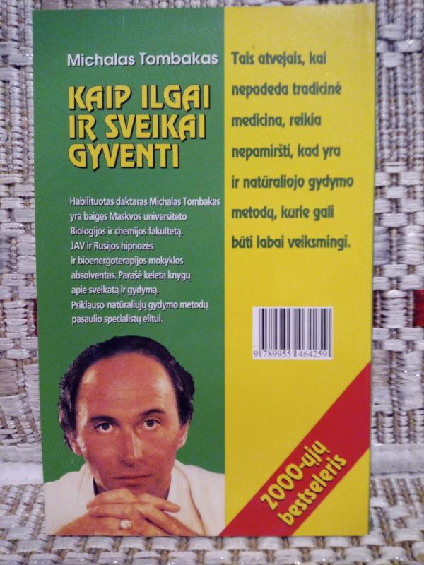 Kaip ilgai ir sveikai gyventi - Michalas Tombakas, knyga
