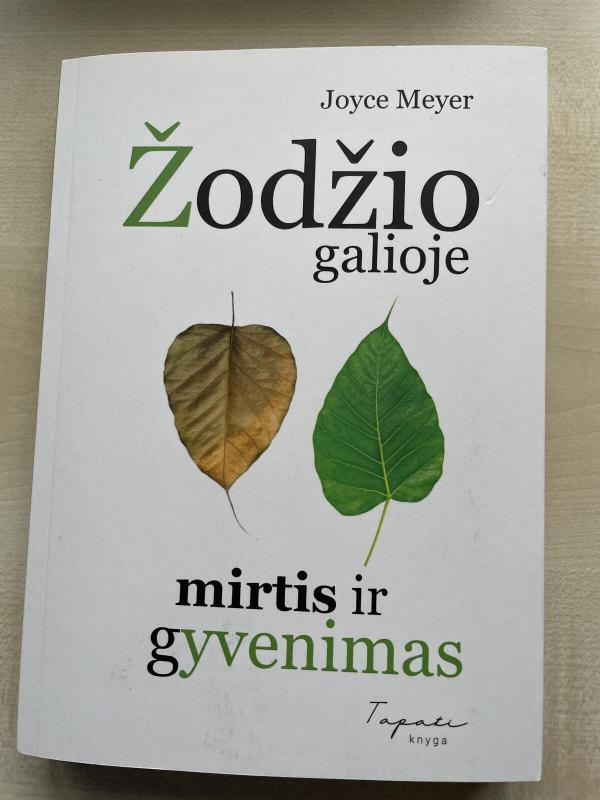 Žodžio galioje mirtis ir gyvenimas - Joyce Meyer, knyga