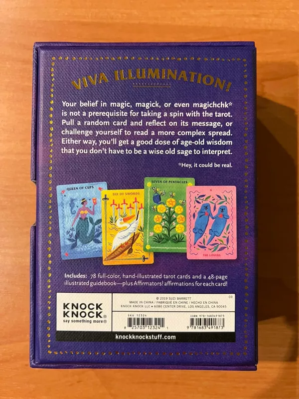 Affirmators! Tarot Cards Deck - Daily Affirmation Tarot Cards with ...