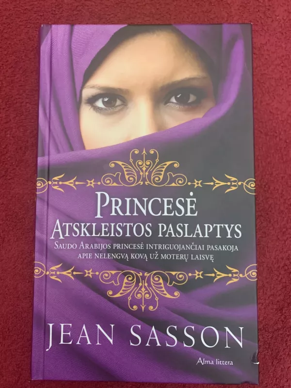 Princesė atskleistos paslaptys - Jean Sasson, knyga