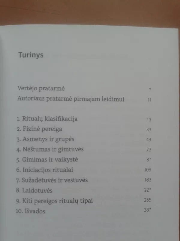 Pareigos ritualai - Arnold Van Gennep, knyga