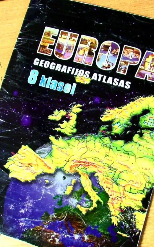 Europa geografijos atlasas 8 klasei - E. Beleišis, ir kiti , knyga