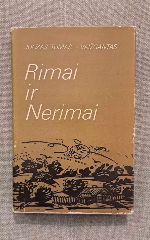 Rimai ir Nerimai - Vaižgantas, knyga