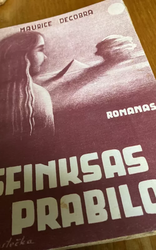 Sfinksas prabilo - Maurice Decobra, knyga
