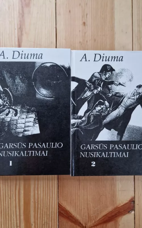 Garsus pasaulio nusikaltimai 1,2 dalys - Aleksandras Diuma, knyga
