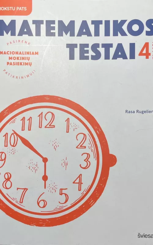 Matematikos testai 4 klasei - Rasa Rugelienė, knyga