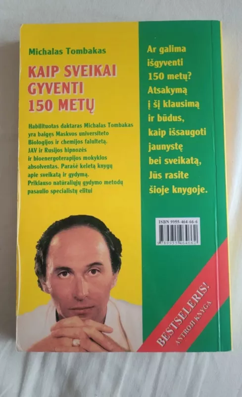 Kaip sveikai gyventi 150 metų - Michalas Tombakas, knyga