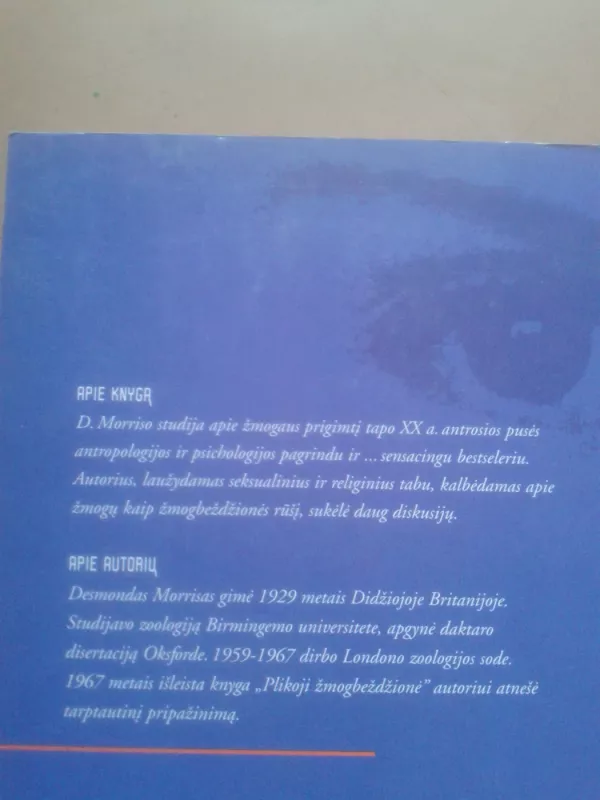 Plikoji žmogbeždžionė : nuoga tiesa apie gyvulį vadinamą žmogumi - Desmond Morris, knyga