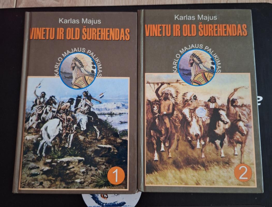 Vinetu ir old Surehendas 1,2 dalys - K.Majus, knyga