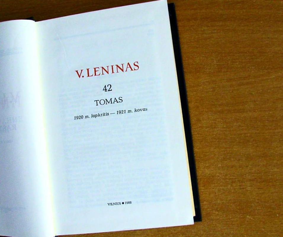 42 tomas - V.Leninas, knyga