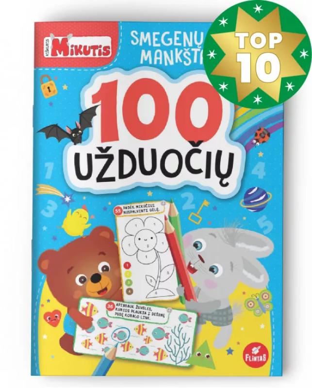 SMEGENŲ MANKŠTA. 100 UŽDUOČIŲ SU KIŠKUČIU MIKUČIU KETURMEČIUI - Jurgita ...