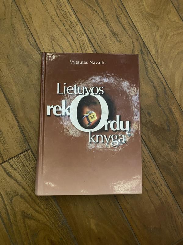 Lietuvos rekordų knyga - Vytautas Navaitis, knyga