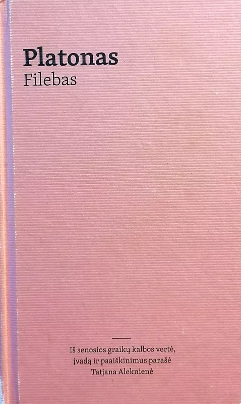 Filebas - Platonas, knyga