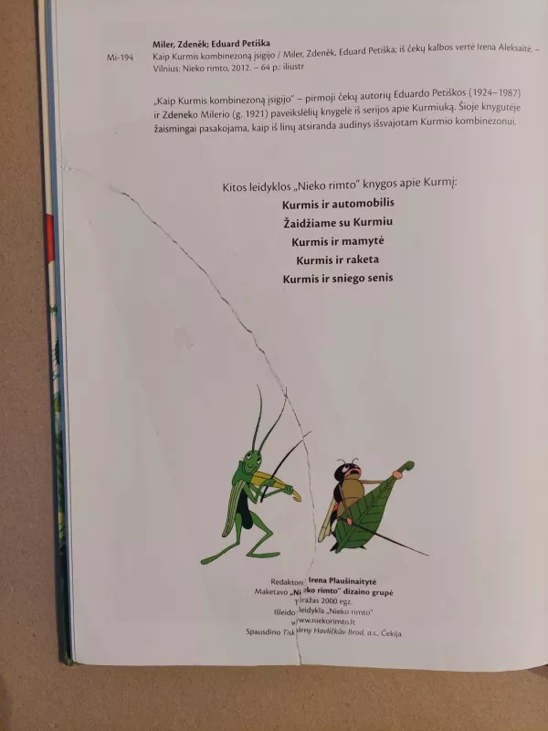 KAIP KURMIS KOMBINEZONĄ ĮSITAISĖ - E. Petiška, knyga