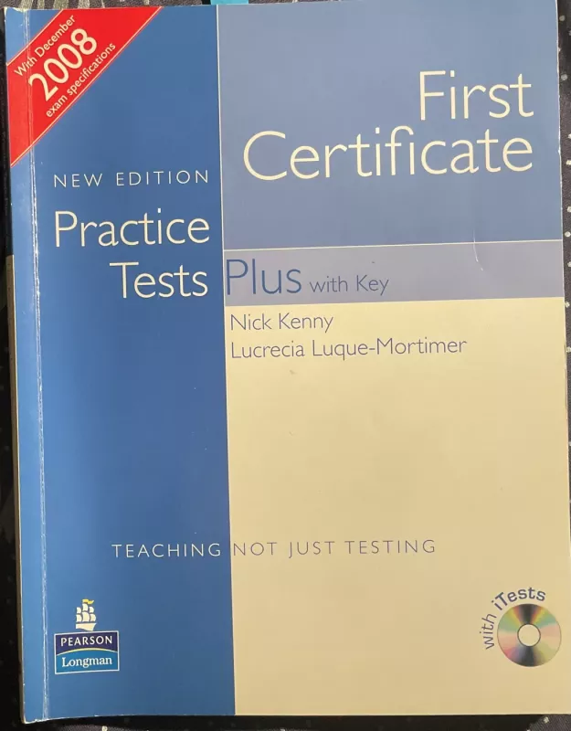 First Certificate Practice Tests Plus with key, new edition, with ...