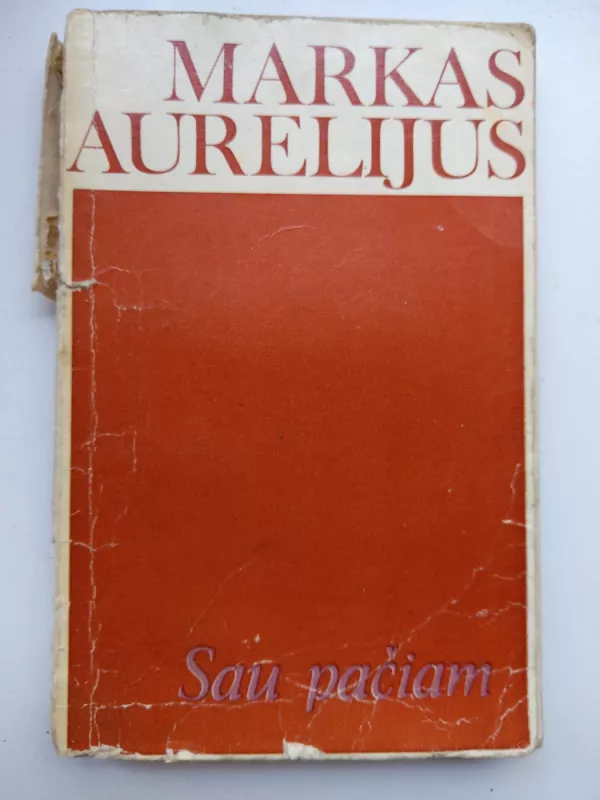 Sau pačiam - Markas Aurelijus, knyga