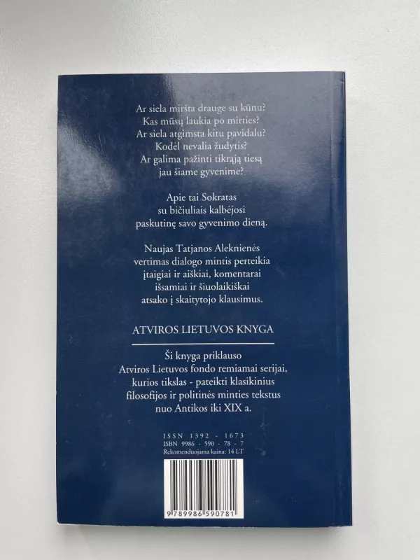 Faidonas arba apie meilę - Platonas, knyga