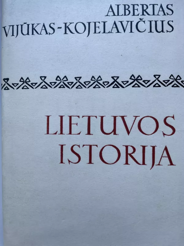 Lietuvos istorija - Albertas Vijūkas-Kojelavičius, knyga