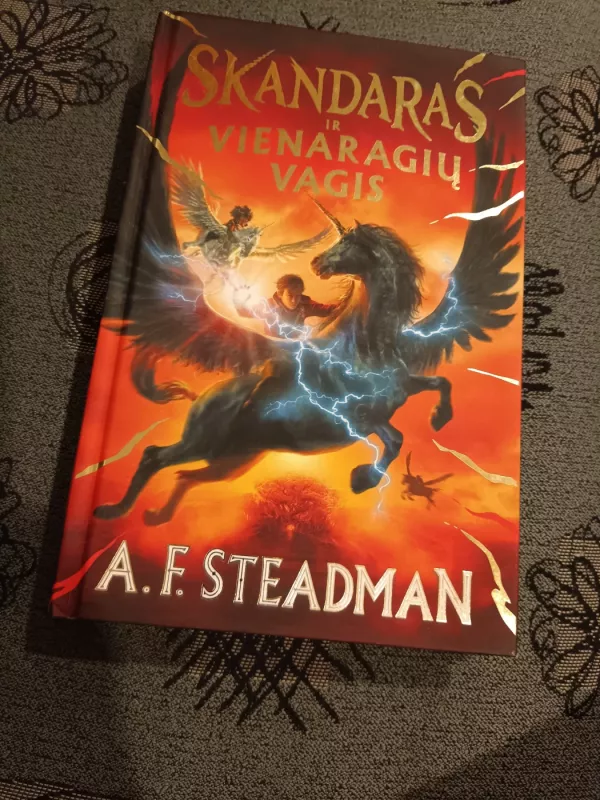Skandaras ir vienaragių vagis - A.F. Steadman, knyga