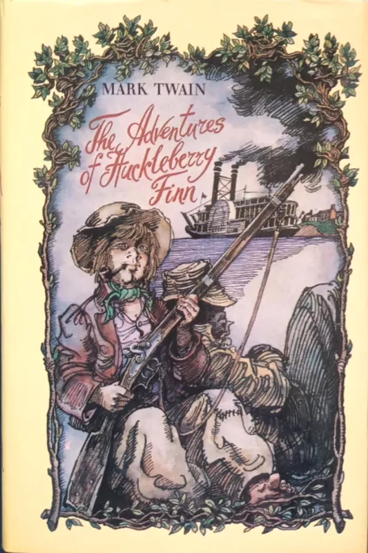 The Adventures of Huckleberry Finn - Mark Twain, knyga