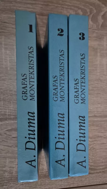 Grafas Montekristas 1,2,3 dalys - A.Diuma, knyga