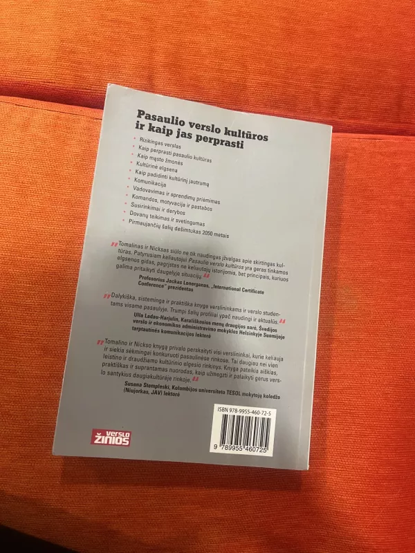 Pasaulio verslo kultūros ir kaip jas perprasti - Barry Tomalin, Mike ...